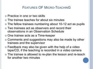Micro teaching | PPSX