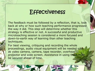 Micro teaching and exploring community resources | PPTX