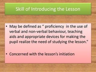 Micro Teaching-Introduction | PPT
