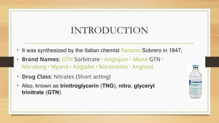 MICRO-TEACHING on Antianginal Drug -nitroglycerine | PPT