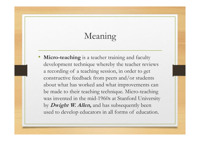 Micro teaching pdf