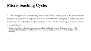 Micro-Teaching Techniques .pptx