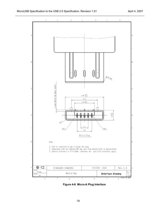 Micro Usb Port Dimensions