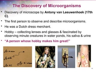 Micro 1.ppt Introduction to microbiology; benefit and harm of ...