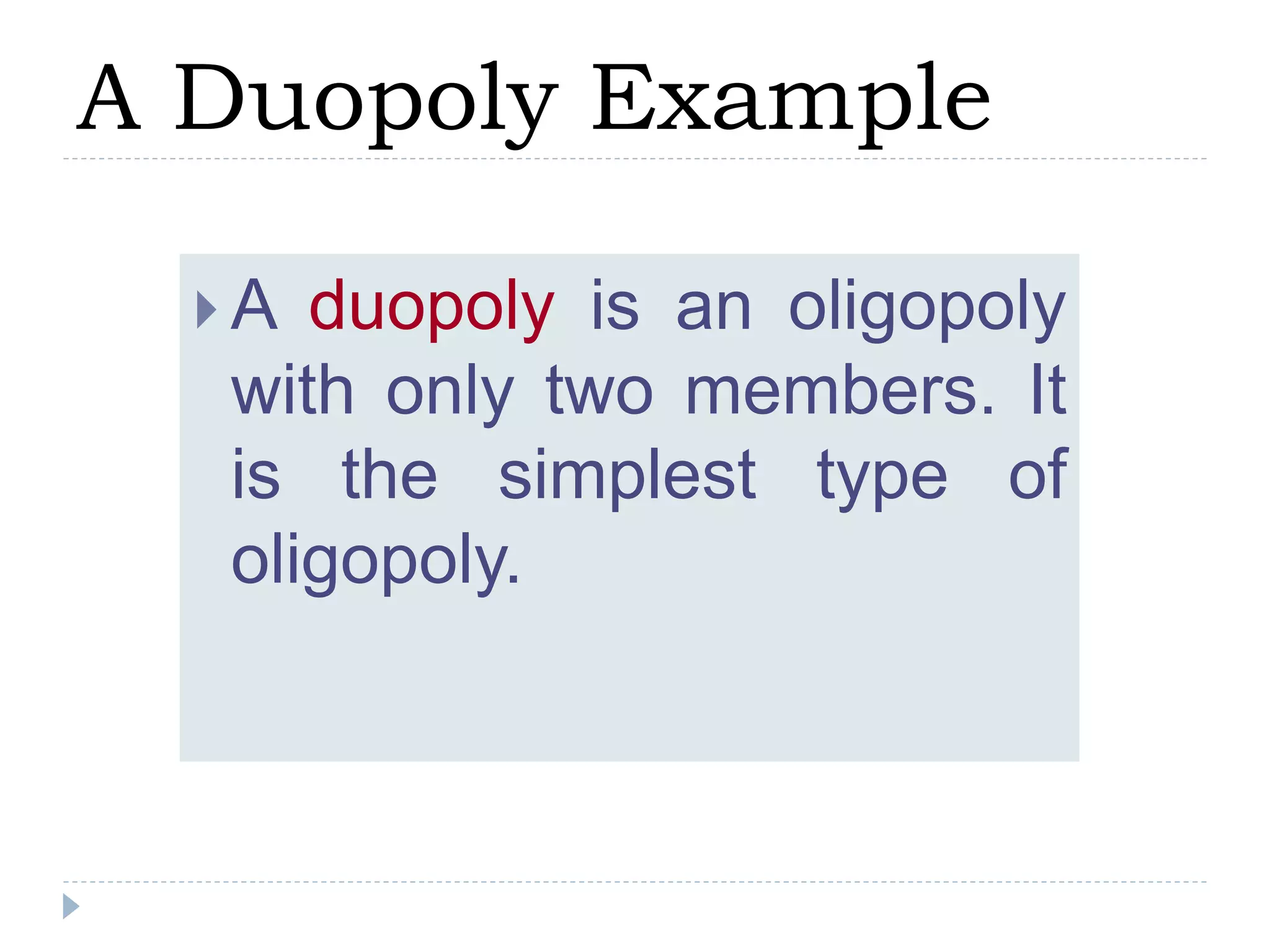 Oligopoly Micro Economics ECO101 | PPTX