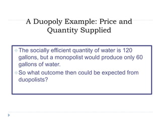 Oligopoly Micro Economics ECO101 | PPTX