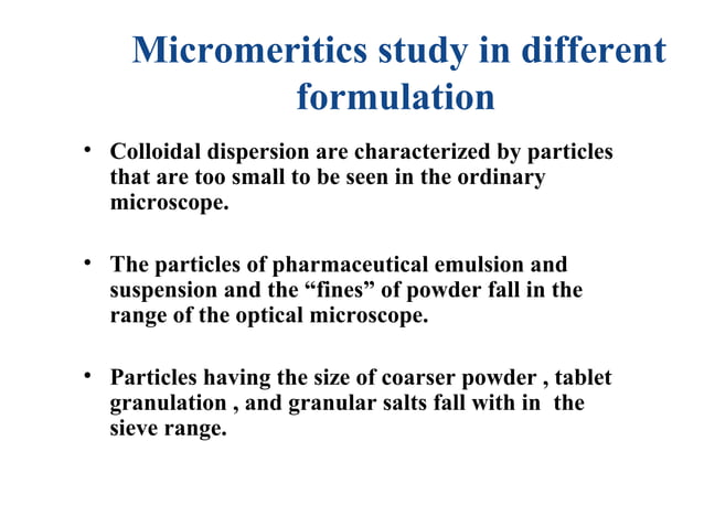 MICROMERITICS | PPT