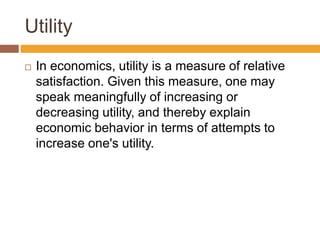 Deman Micro Economics ECO101 | PPTX