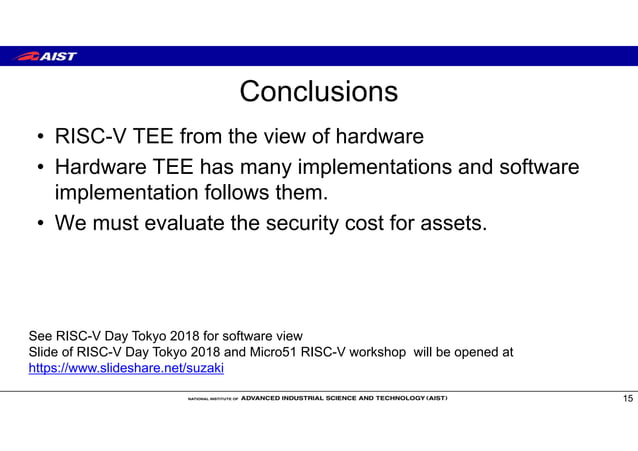 Hardware Assisted Isolated Execution Environment To Run Trusted Os And Applications On Risc V Ppt