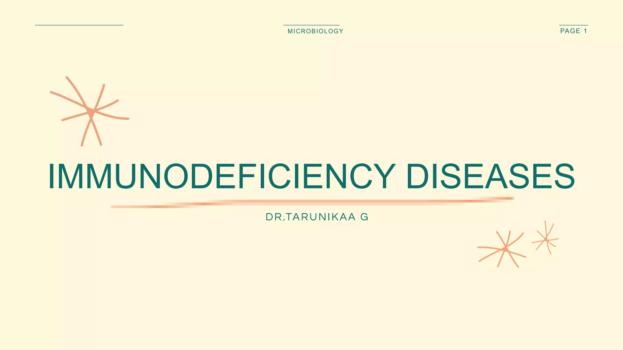 immunodeficiency diseases | PPTX