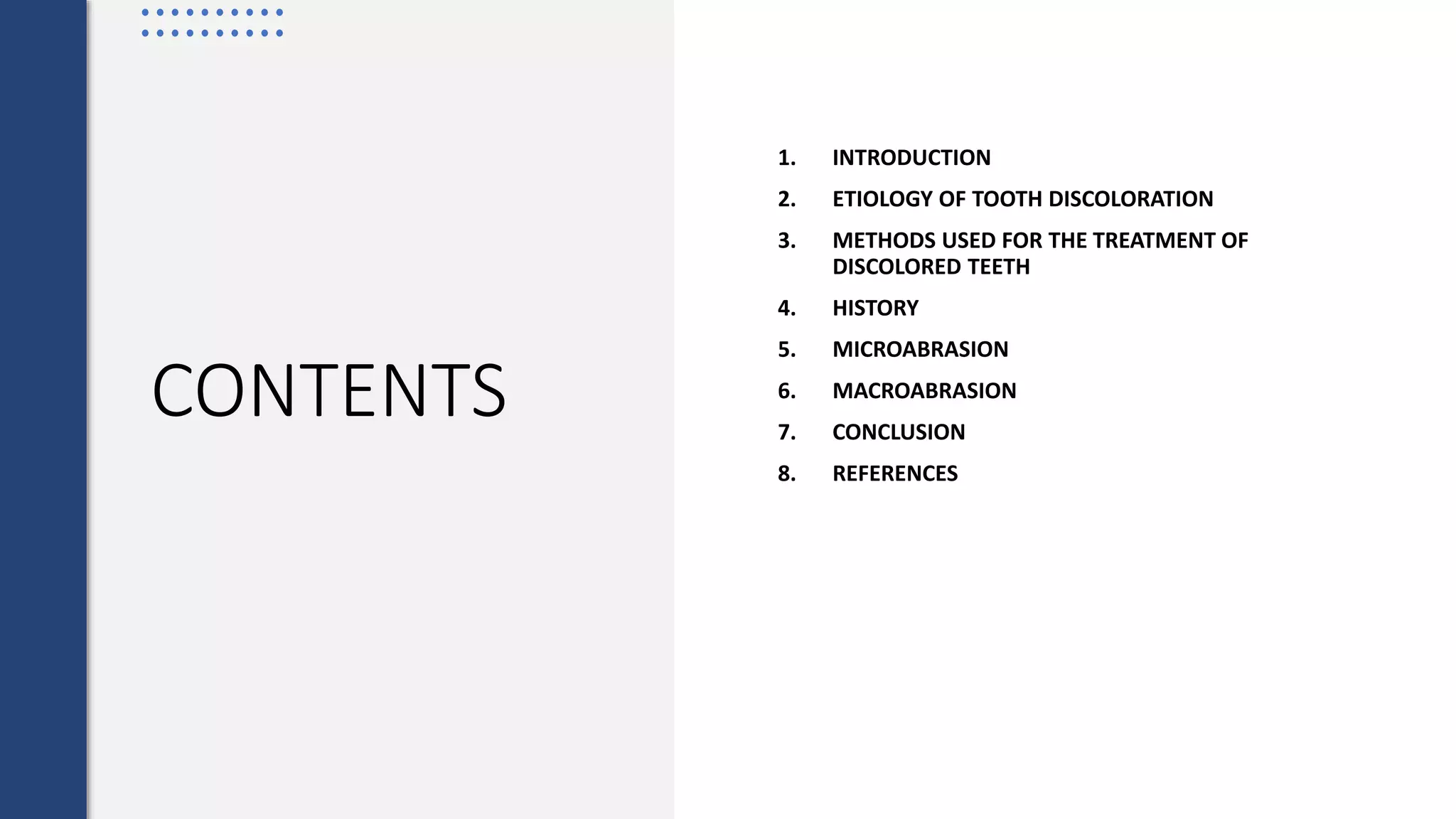 Micro abrasion | PPTX