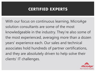 MicroAge At a Glance | PPT