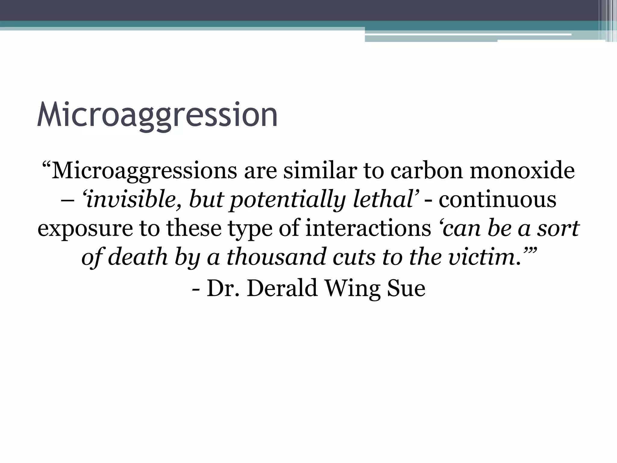 Microaggressions | PPTX