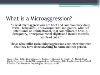 Microaggressions | PPTX
