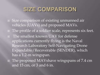 Micro air vehicles | PPTX | Model Toys | Hobbies & Interests