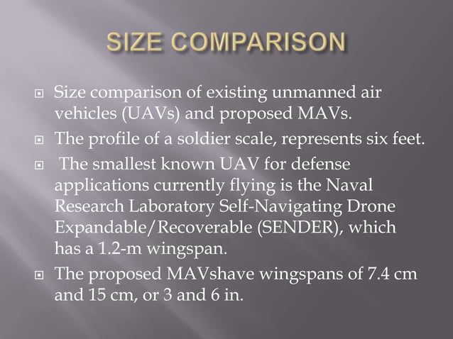 Micro air vehicles | PPT