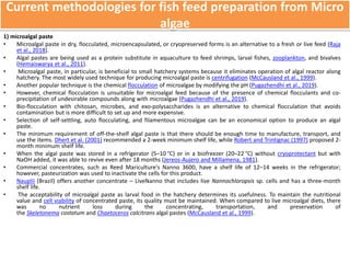 Micro algae as feed in Aquaculture by B.pptx