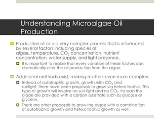 Microalgae biofuels | PPTX