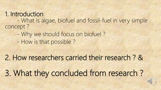 Microalgae cultivation in different pH, Temperature and Media | PPTX