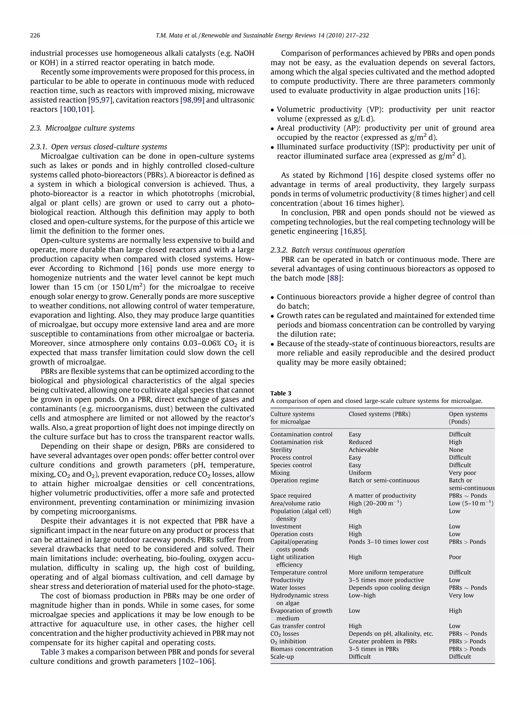 Microalgae for biodiesel production | PDF