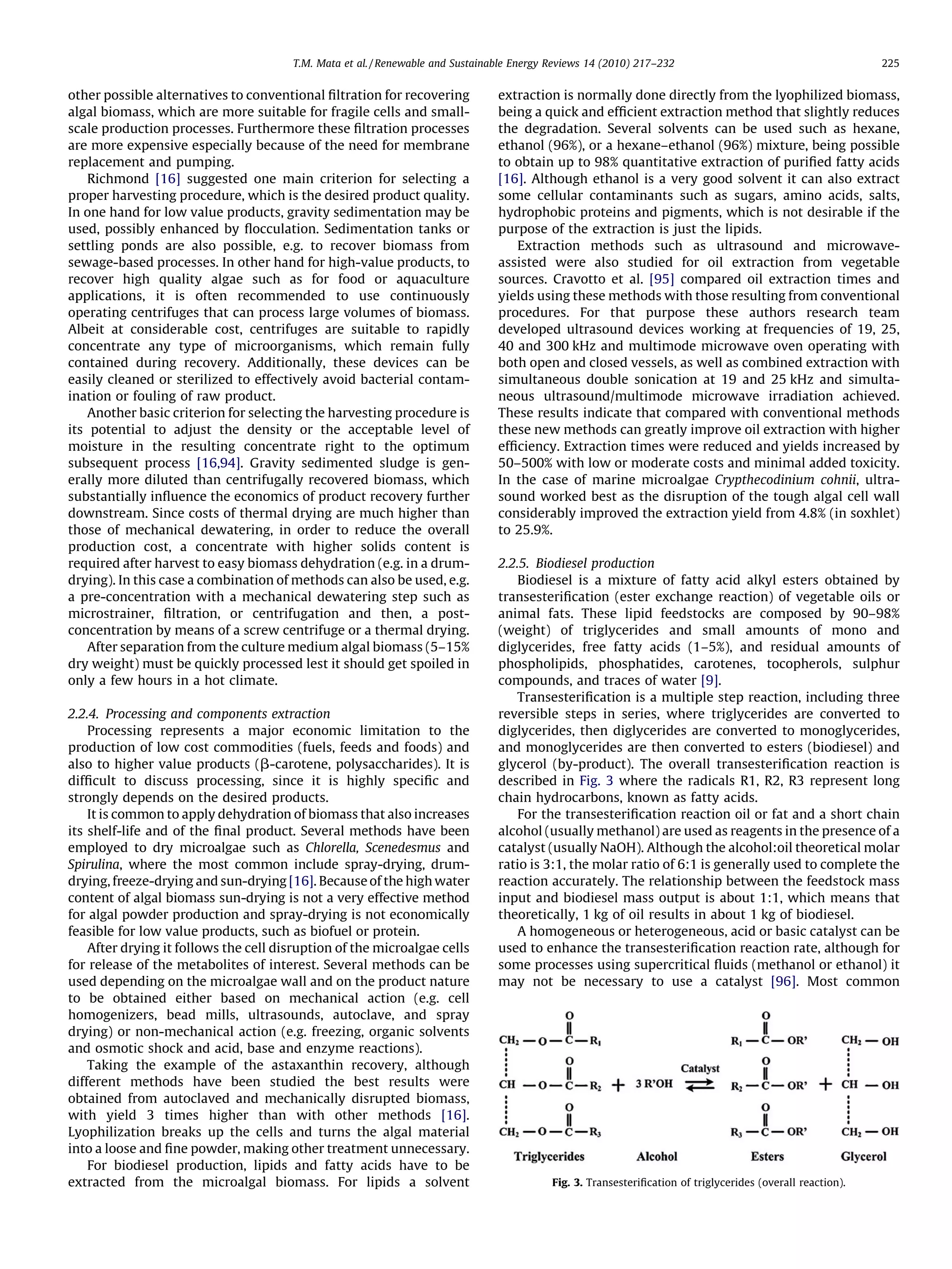 Microalgae for biodiesel production | PDF
