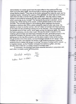 GCSE Film Studies: Micro analysis examples | PDF