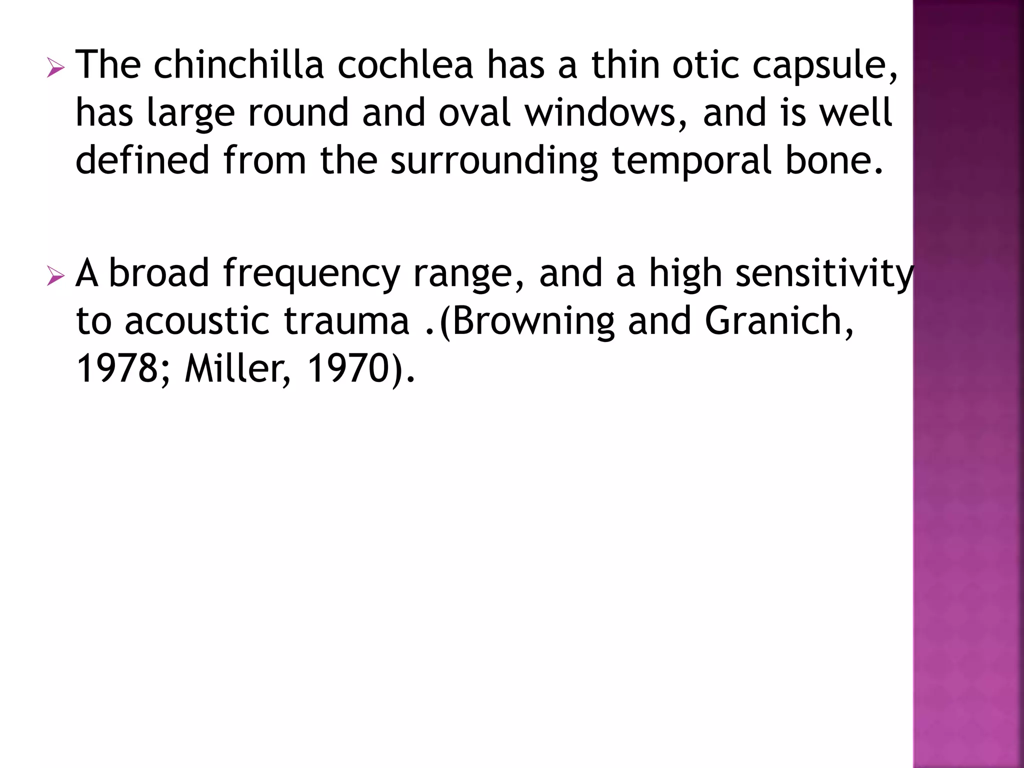 Micro anatomy of cochlea humans and animals | PPTX