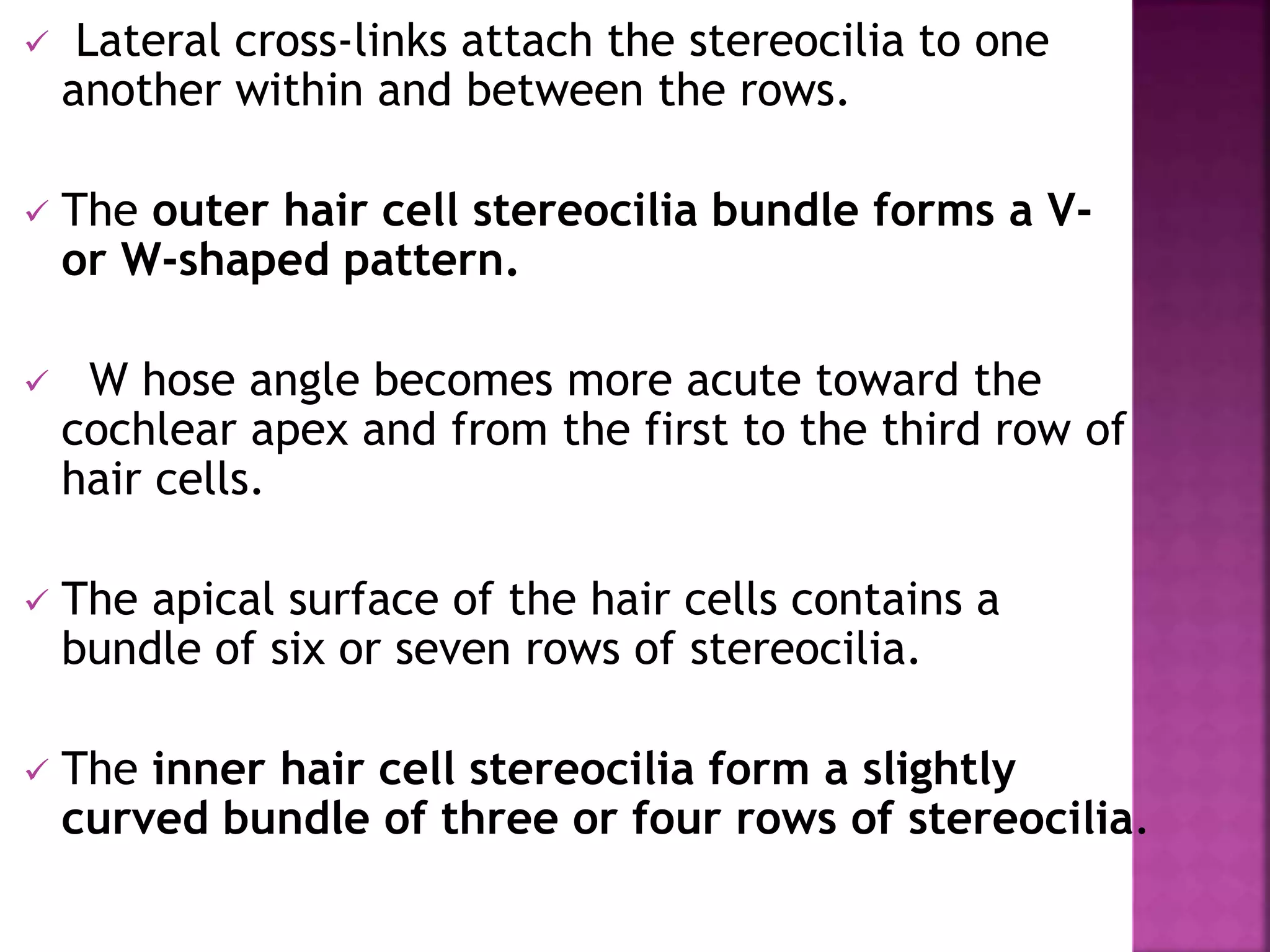 Micro anatomy of cochlea humans and animals | PPTX