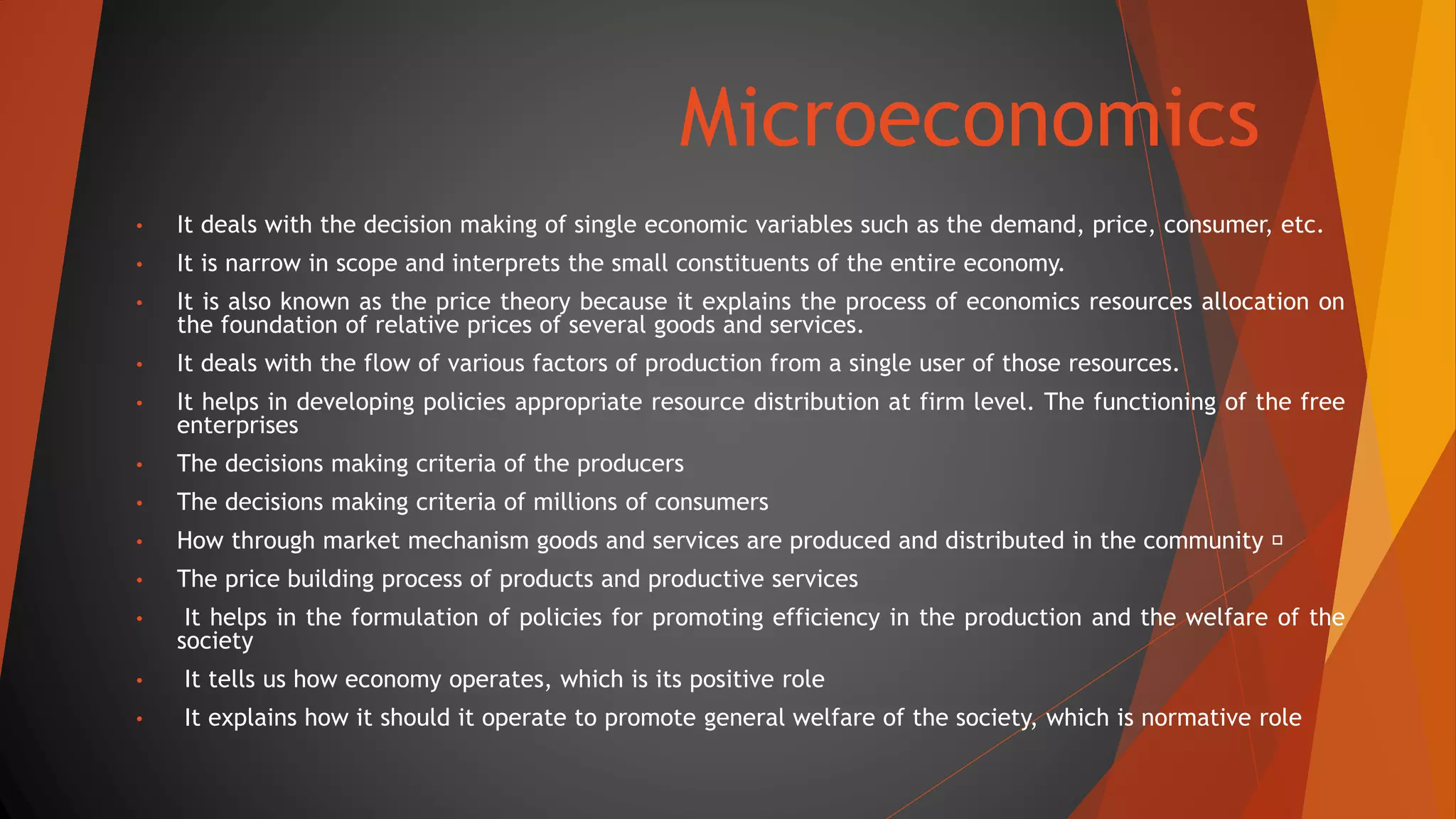 Micro and macro economics | PPT