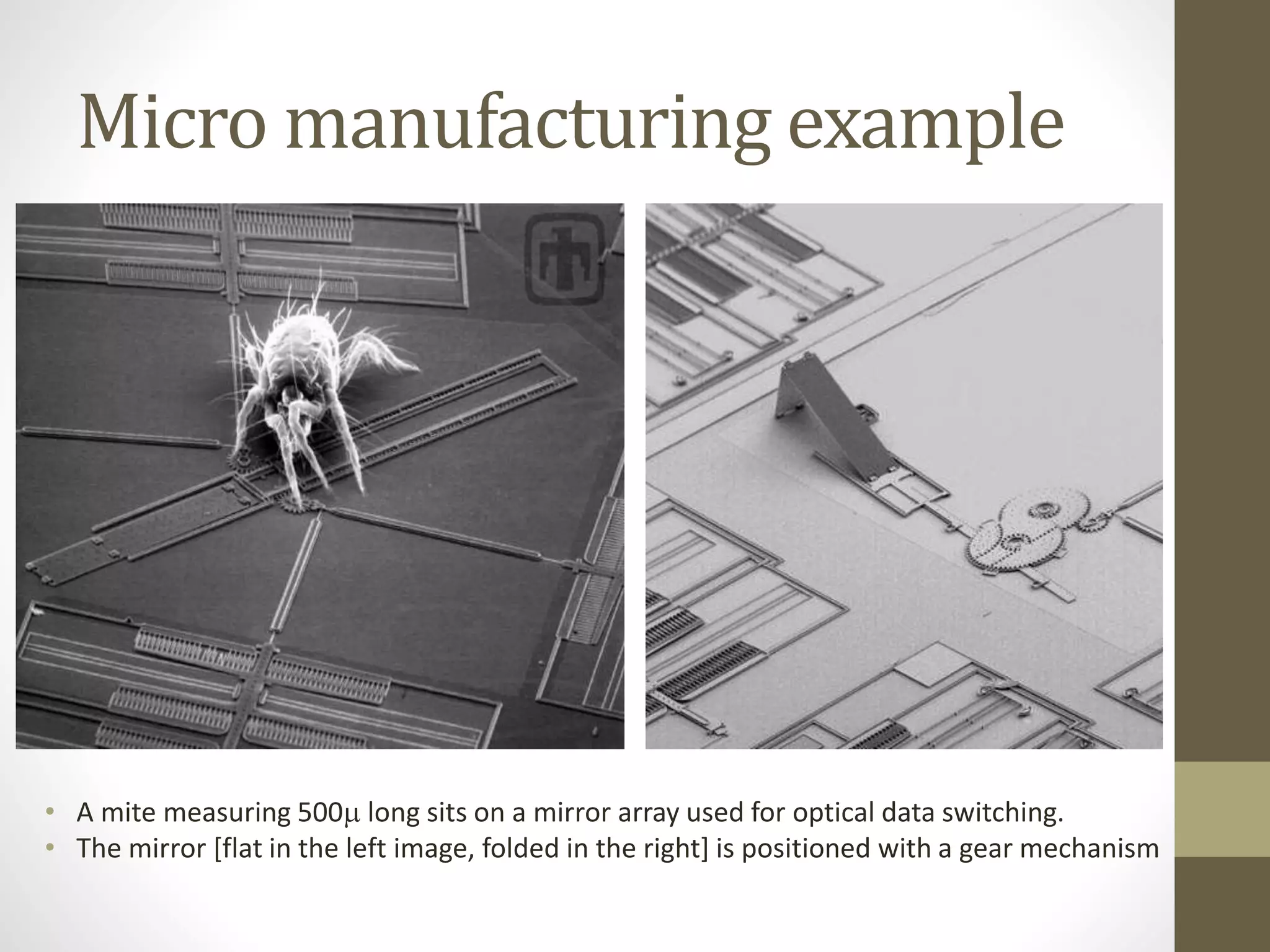Micro and nano manufacturing | PPSX