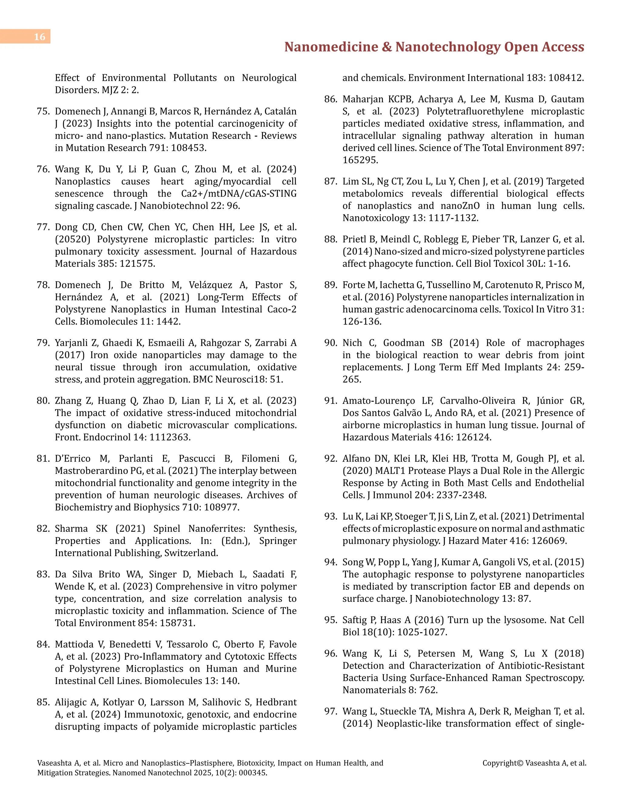 Micro and Nanoplastics–Plastisphere, Biotoxicity, Impact on Human Health, and Mitigation ...