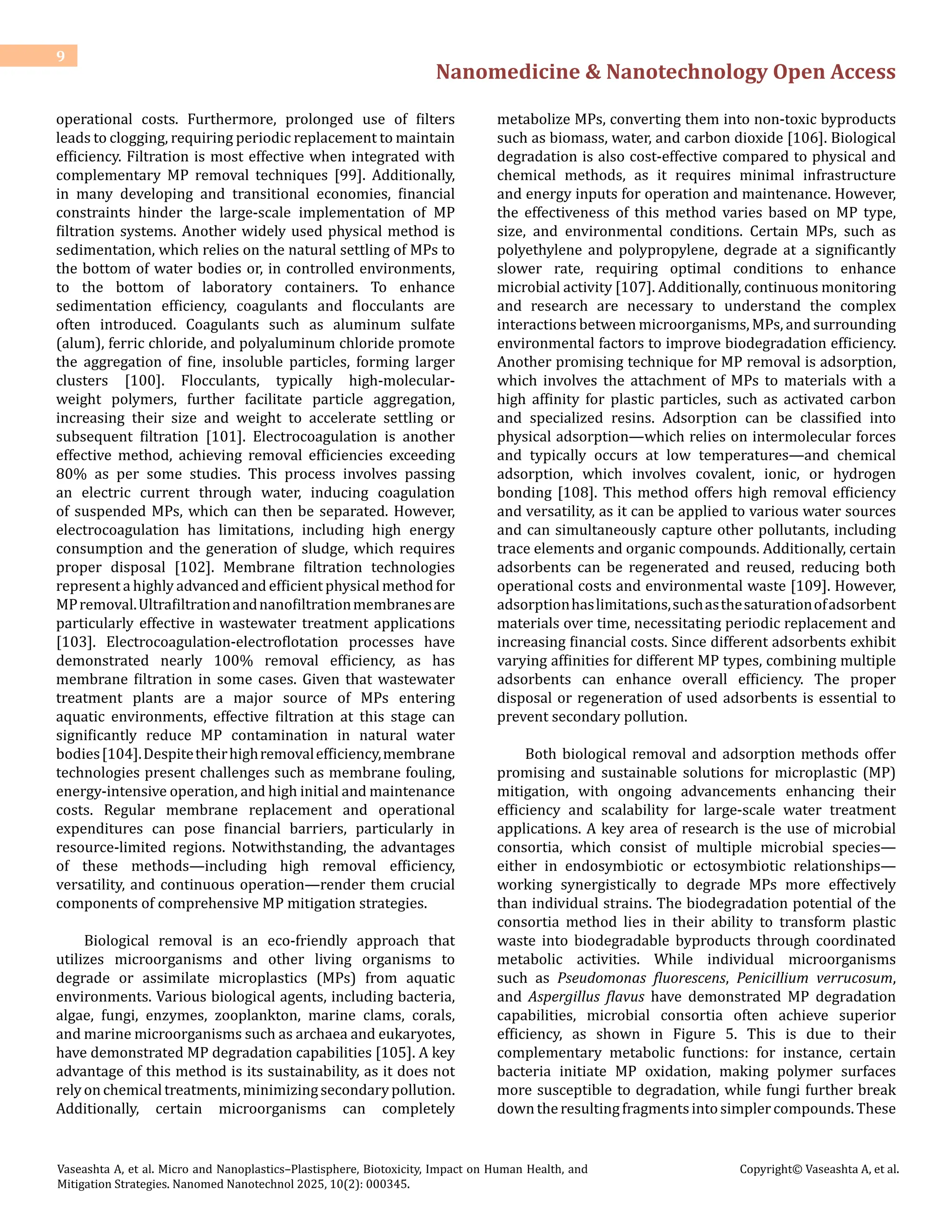 Micro and Nanoplastics–Plastisphere, Biotoxicity, Impact on Human Health, and Mitigation ...