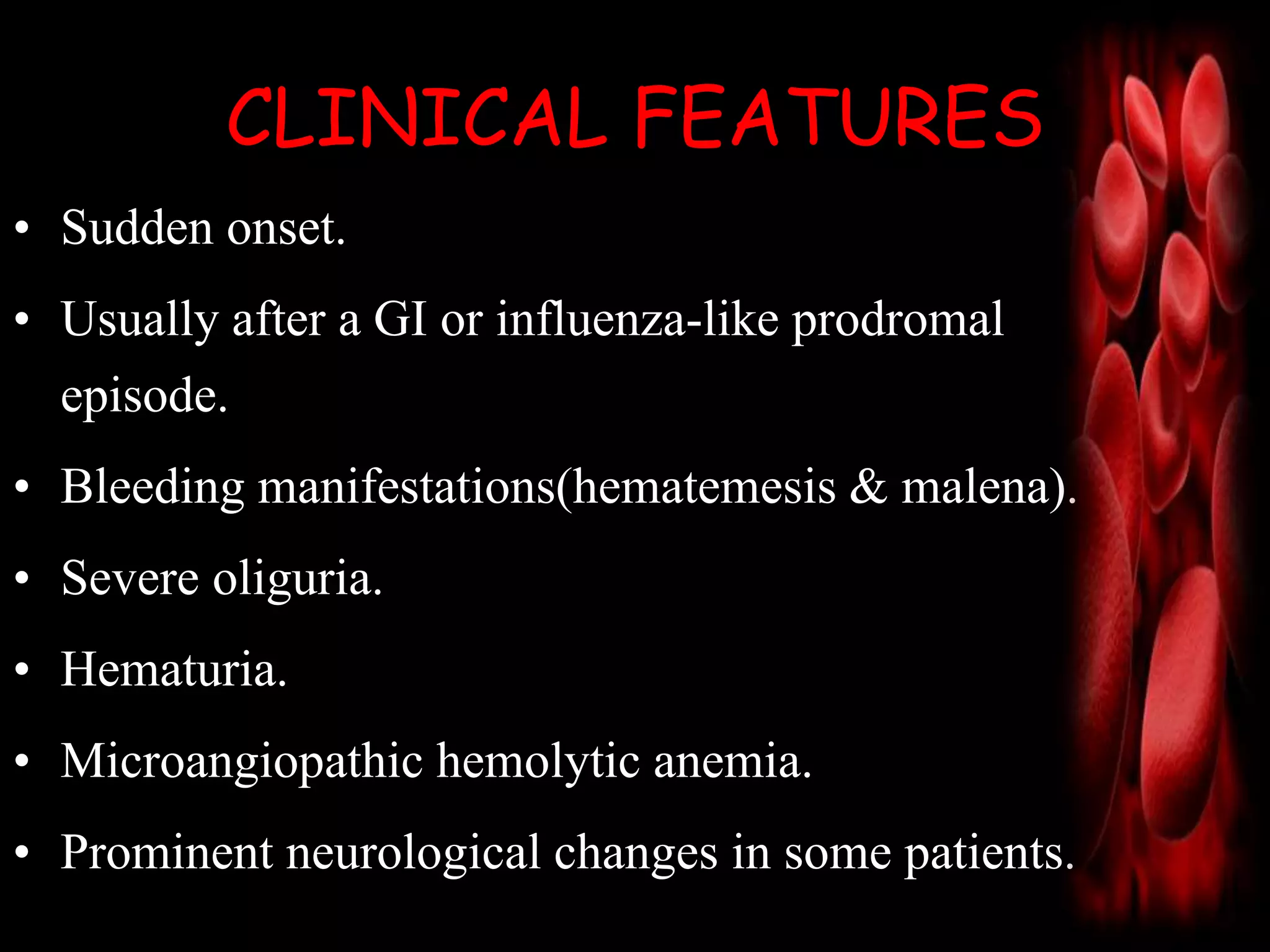 Microangiopathic hemolytic Anemia & Hemolytic Uremic Syndrome | PPTX