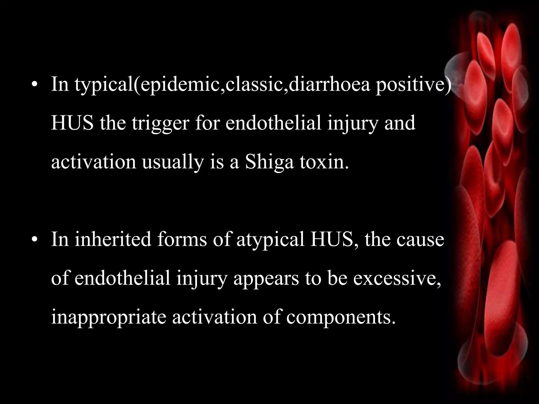 Microangiopathic hemolytic Anemia & Hemolytic Uremic Syndrome | PPTX
