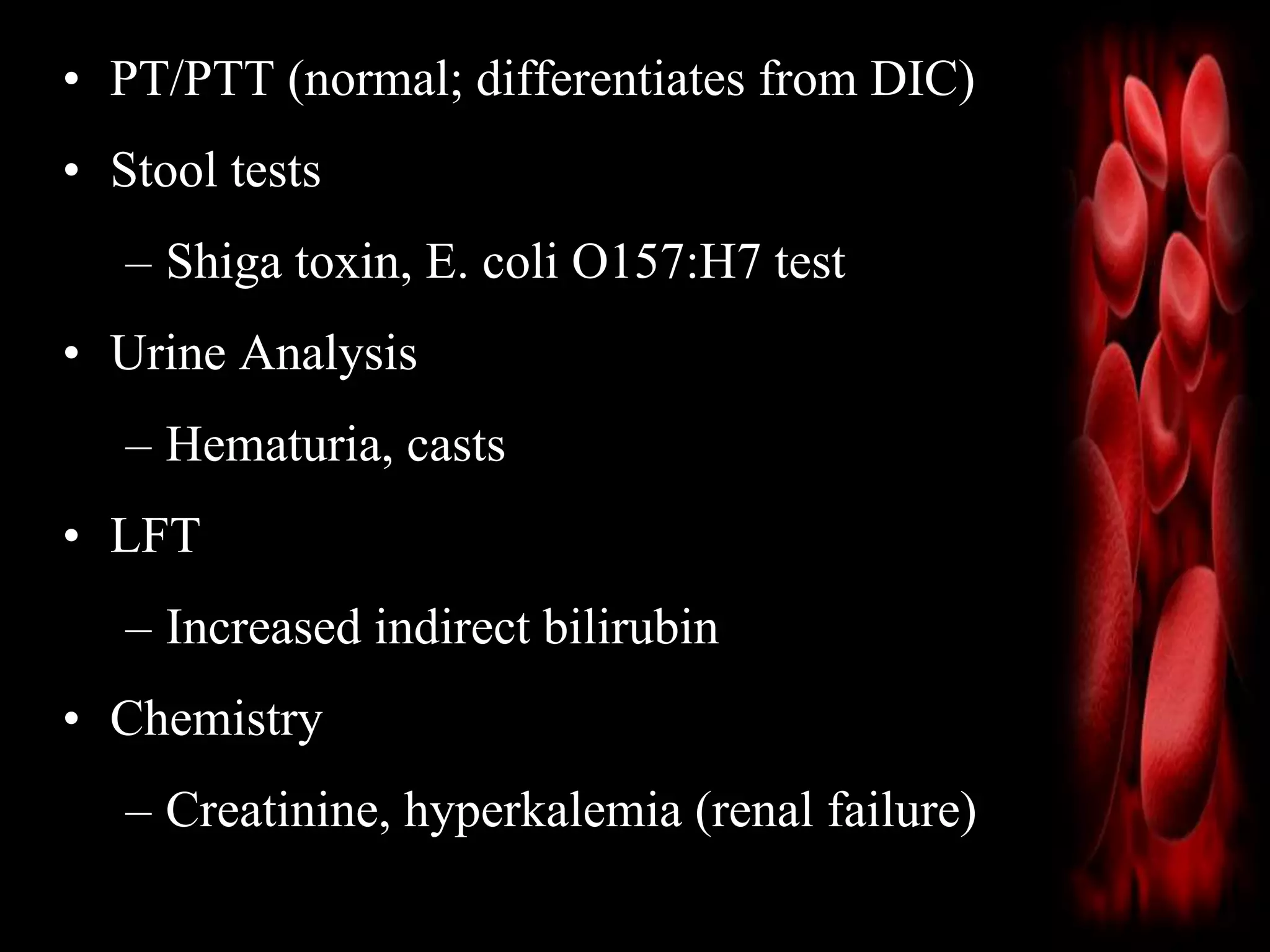 Microangiopathic hemolytic Anemia & Hemolytic Uremic Syndrome | PPTX