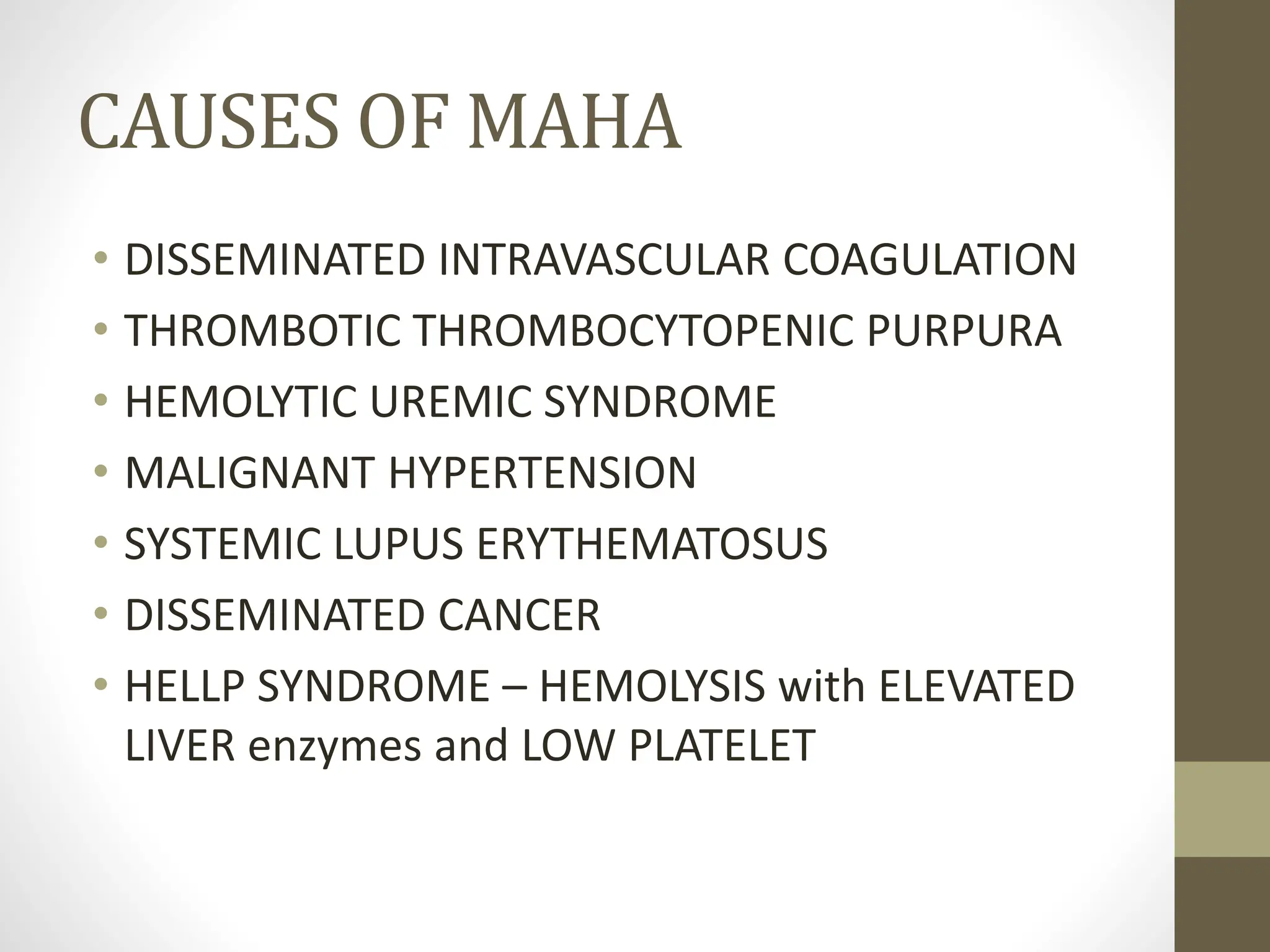 MICROANGIOPATHIC HEMOLYTIC ANEMIA - MAHA.pptx