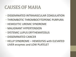 MICROANGIOPATHIC HEMOLYTIC ANEMIA - MAHA.pptx