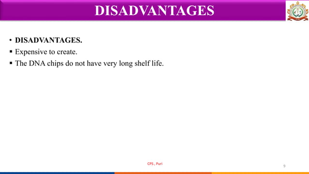 principles underlying microarray technology, explores the various types ...