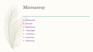 Microarray | PPTX