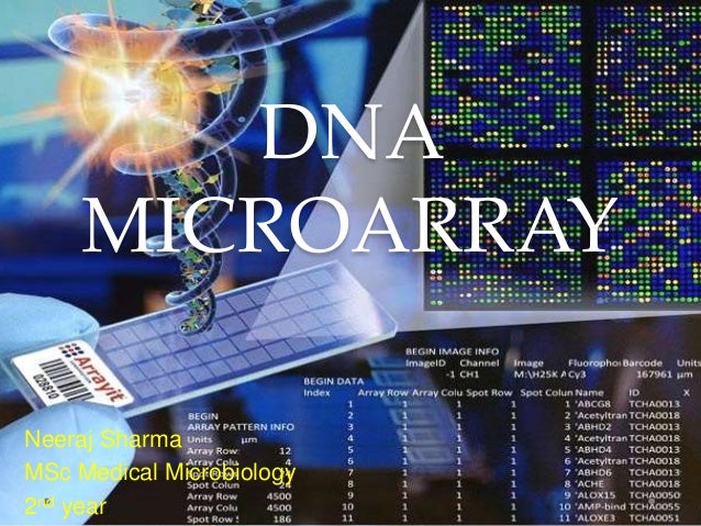 DNA Microarray introdution and application