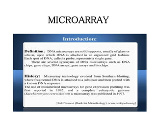 Microarray | PPTX
