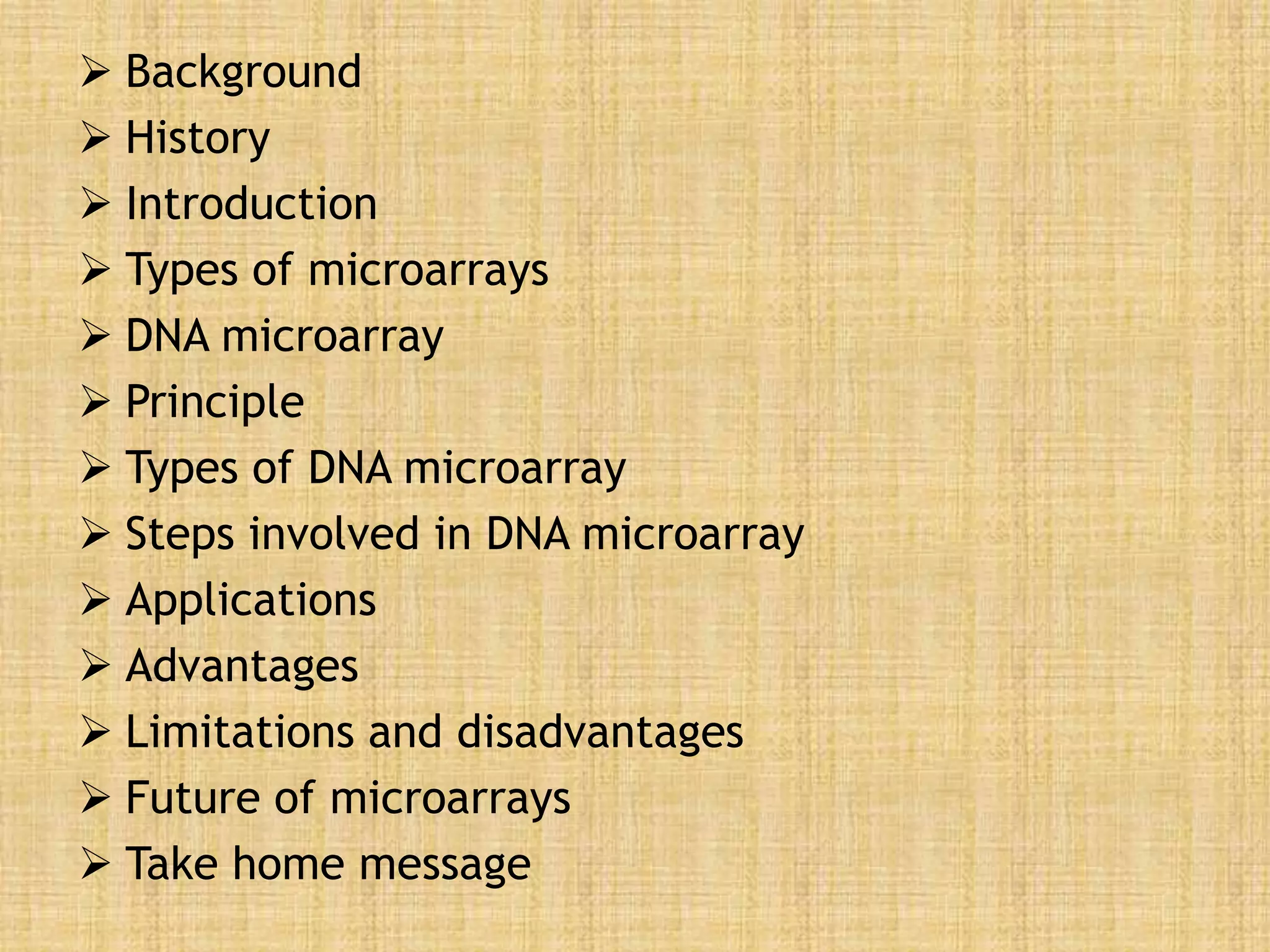 Microarray | PPTX