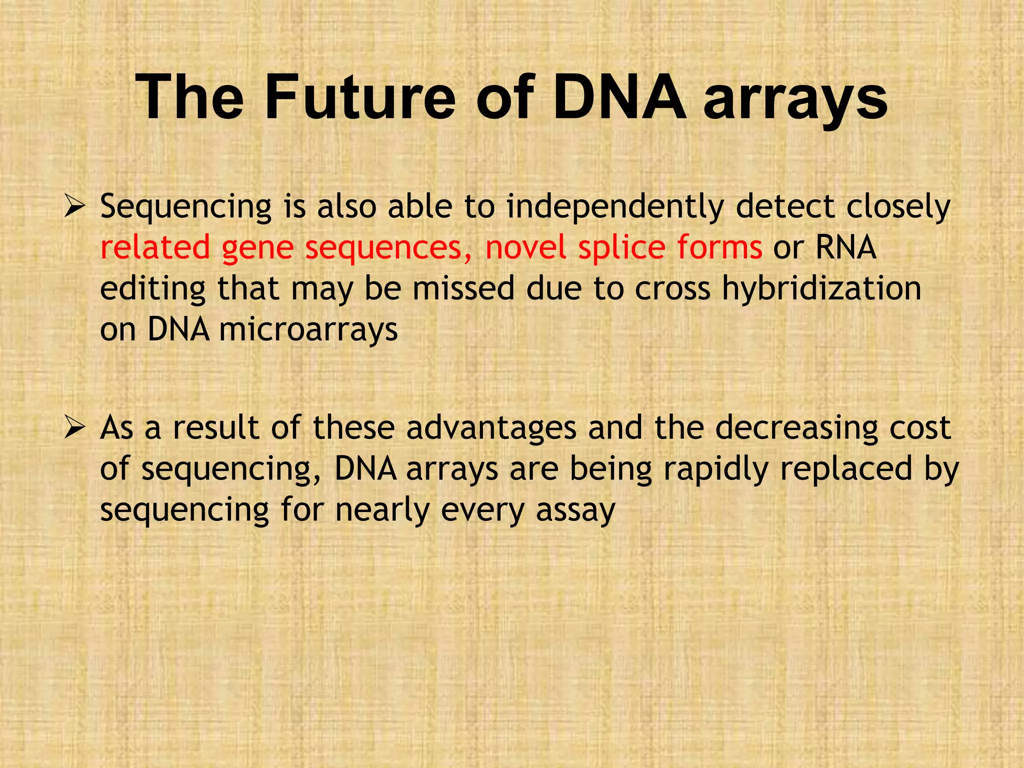 Microarray | PPTX