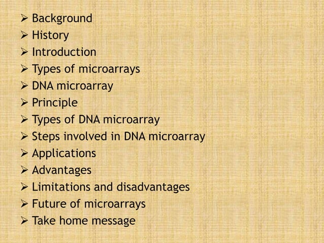Microarray | PPTX
