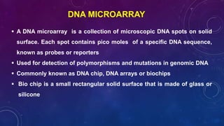 Microarray | PPTX