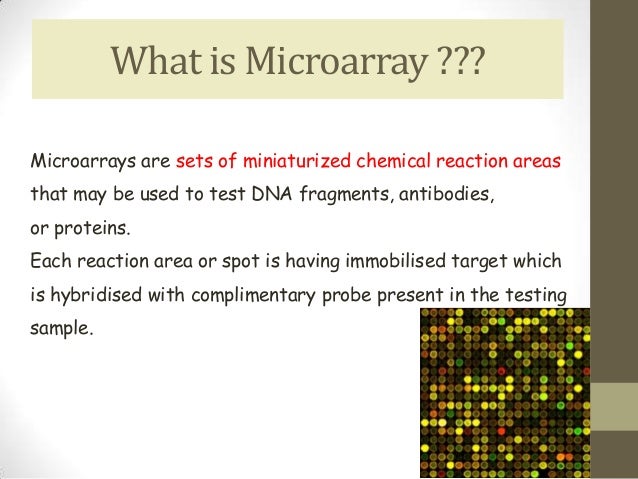 Microarray by dr.prabhash