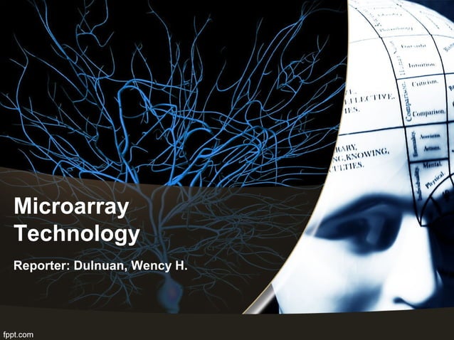 Microarray(cell biology) | PPT