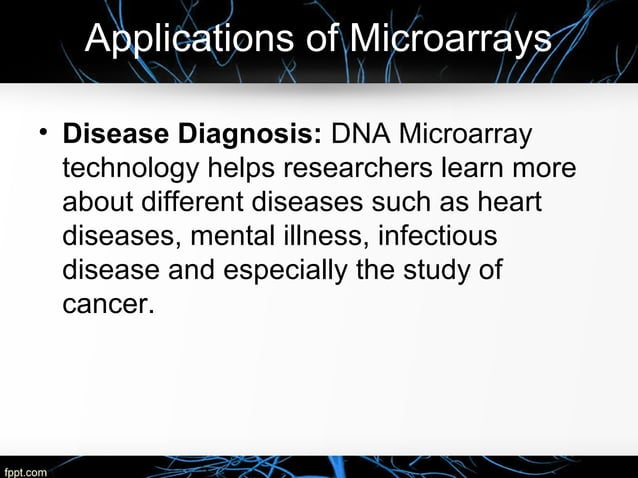 Microarray(cell biology) | PPT