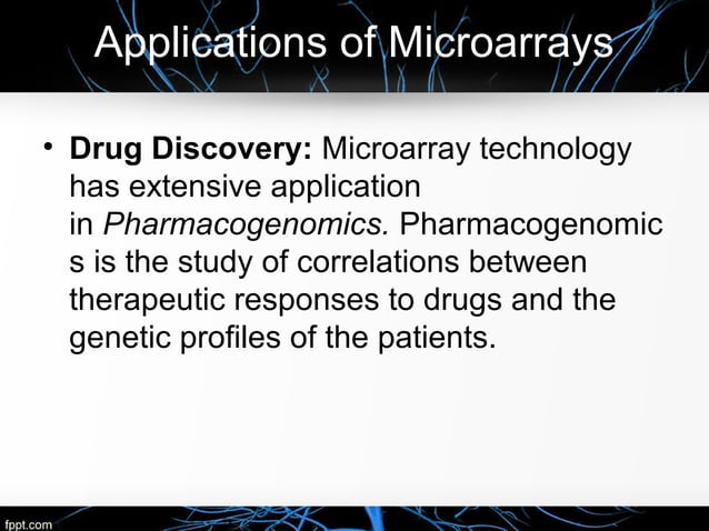 Microarray(cell biology) | PPT