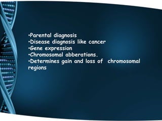 Microarray CGH | PPTX